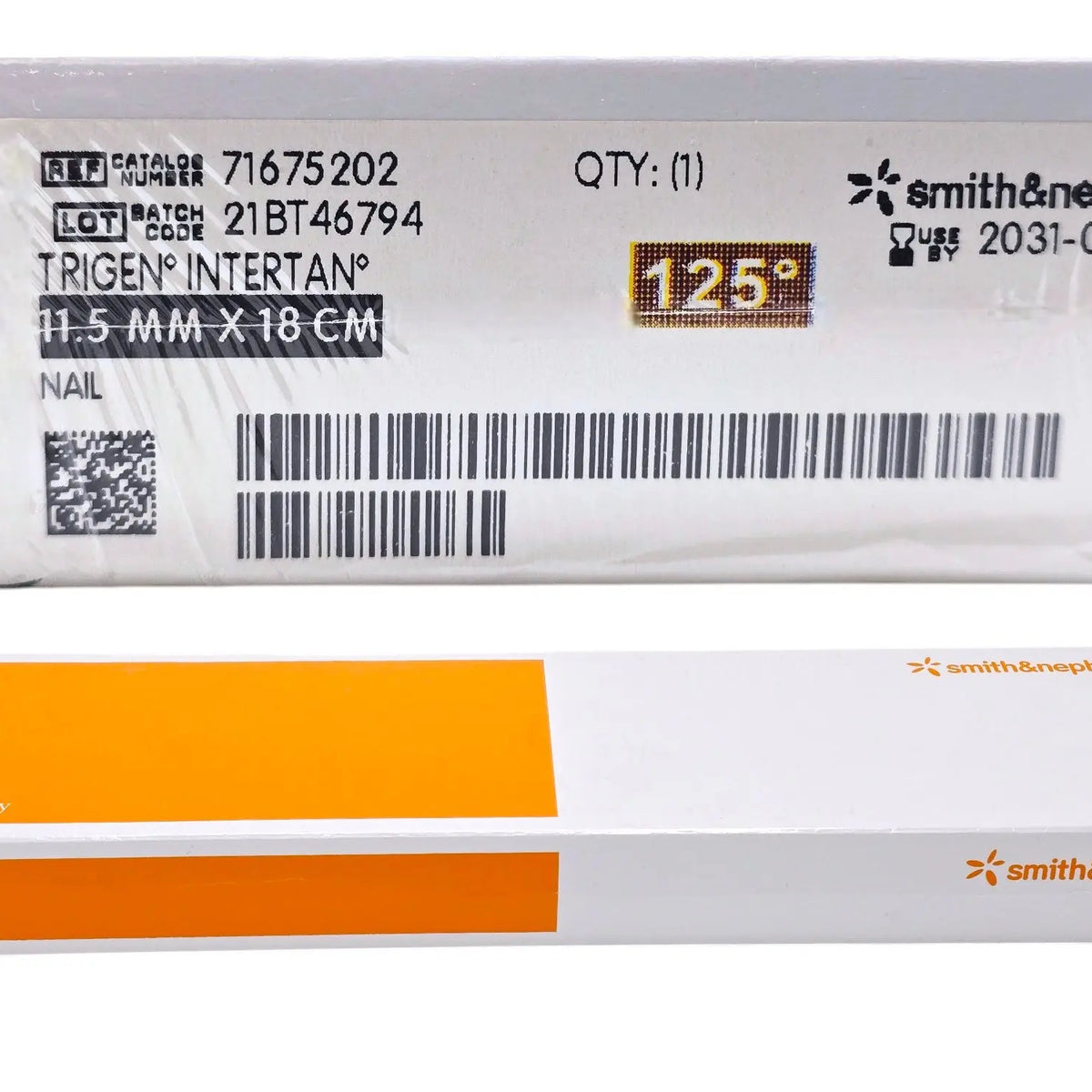 Smith & Nephew 71675202 Trigen Intertan Femur Nail 11.5mm X 18cm ...