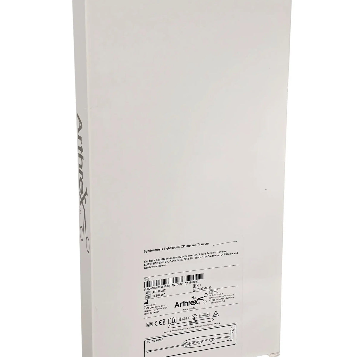 Arthrex AR-8925T SwiveLock DX Implant Component, New Sealed - Primis ...