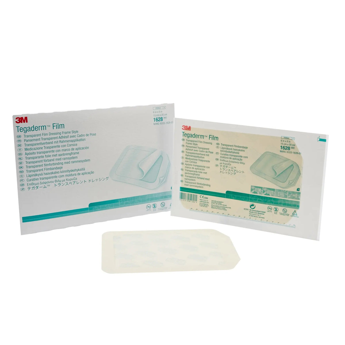 3M Tegaderm Transparent Film Dressing, Sterile, Hypoallergenic 6 x 8in ...
