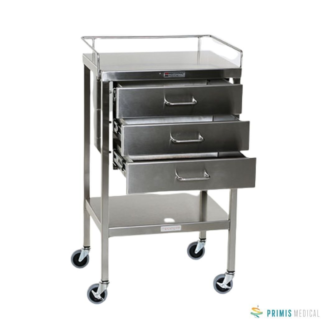 MidCentral Medical Stainless Steel MCM-522 Utility Table 16" x 20